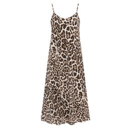 Sassyclassy Kleid Damen Gr&ouml;&szlig;e 40 beige Sommerkleid