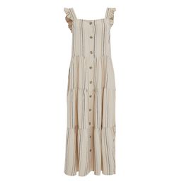 Threadbare. Threadbare Kleid 'Oak' Damen Gr&ouml;&szlig;e 40 beige / grau / schwarz Sommerkleid
