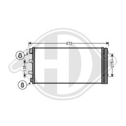 DIEDERICHS Kondensator, Klimaanlage dcc1772 f&uuml;r Opel NISSAN RENAULT
