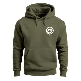 Neverless Sweatshirt 'Smile' Herren Gr&ouml;&szlig;e 4XL gr&uuml;n