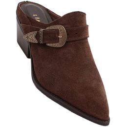 Limoya Pantolette 'Sanida' Damen Gr&ouml;&szlig;e 40 braun