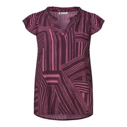 Street One Bluse Damen Gr&ouml;&szlig;e XS beere / schwarz