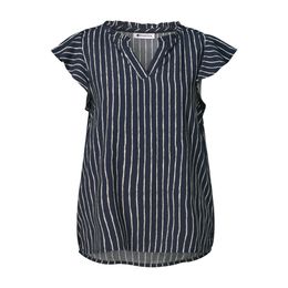 Street One Bluse Damen Gr&ouml;&szlig;e M dunkelblau / wei&szlig;