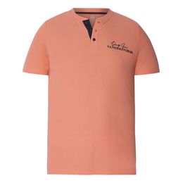 Jan Vanderstorm T-Shirt 'Gortan' Herren Gr&ouml;&szlig;e 6XL hellorange / schwarz