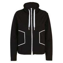 Doris Streich Sweatjacke Damen Gr&ouml;&szlig;e XL/XXL schwarz / wei&szlig;