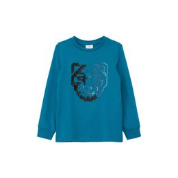 s.Oliver Shirt Jungen Gr&ouml;&szlig;e 104 azur / schwarz