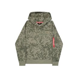 Alpha Industries Sweatshirt 'Back Print Camo' Herren Gr&ouml;&szlig;e XXL grasgr&uuml;n