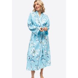 Cyberjammies Morgenmantel 'Madelyn' Damen Gr&ouml;&szlig;e XXL himmelblau / pastellblau / gelb