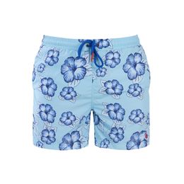 Frozen Cape Badeshorts FALCAO, Model tr&auml;gt Gr&ouml;&szlig;e L Herren Gr&ouml;&szlig;e S hellblau