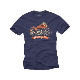 Makaya Shirt 'Racing Co' Herren Gr&ouml;&szlig;e S blau