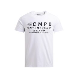 CMPD T-Shirt mit Logo Print Herren Gr&ouml;&szlig;e XXL wei&szlig;