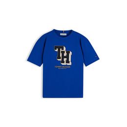 Tommy Hilfiger T-Shirt Jungen Gr&ouml;&szlig;e 110 blau / schwarz