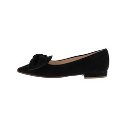 Xaver Luis Schuhmanufaktur Ballerina 'COCOS - mit gro&szlig;er Lederschleife' Damen Gr&ouml;&szlig;e 37 schwarz Sommerschuhe