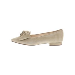 Xaver Luis Schuhmanufaktur Ballerina 'COCOS - mit gro&szlig;er Lederschleife' Damen Gr&ouml;&szlig;e 39 sand Sommerschuhe