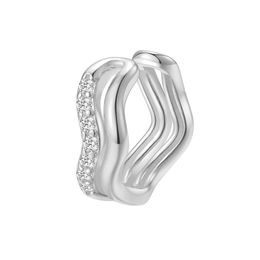Hey Happiness Ohrringe 'Flow Cuff' Damen Gr&ouml;&szlig;e One Size silber
