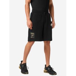 Plein Sport Sportshorts Herren Gr&ouml;&szlig;e XS gold / schwarz