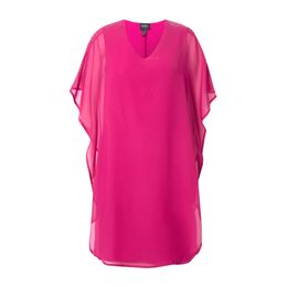 Ulla Popken Kleid Damen Gr&ouml;&szlig;e 46/48 magenta Sommerkleid