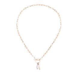 Liebeskind Berlin Kette Damen Gr&ouml;&szlig;e One Size rosegold / perlwei&szlig;