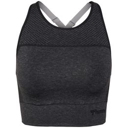 Hummel Sports Bra 'Hana 2.0' female size XS mottled black