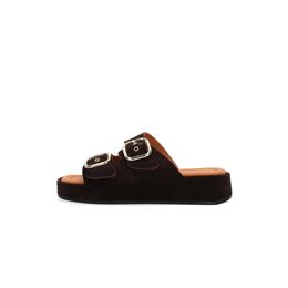 Venezia Pantolette Damen Gr&ouml;&szlig;e 40 dunkelbraun