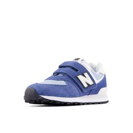 New Balance Sneaker '574 Hook & Loop' Jungen Gr&ouml;&szlig;e 30.5 indigo / pastellblau / wei&szlig;