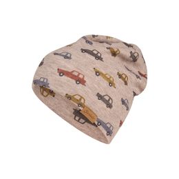 Sterntaler M&uuml;tze Jungen Gr&ouml;&szlig;e 51 braunmeliert / mischfarben
