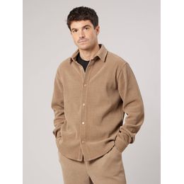 Deeluxe Button Up Shirt male size M Beige