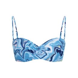 Chiemsee Bikini Top female size 80 Blue / White