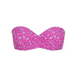 Chiemsee Bikini Top female size 75 Blue / Pink