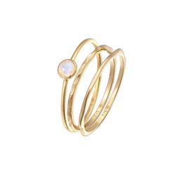 Elli Premium Ring 'Trio' Damen Gr&ouml;&szlig;e 58 gold
