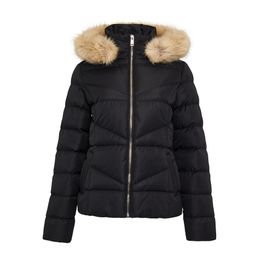 Threadbare. Threadbare Jacke 'Hails' Damen Gr&ouml;&szlig;e XL kitt / schwarz