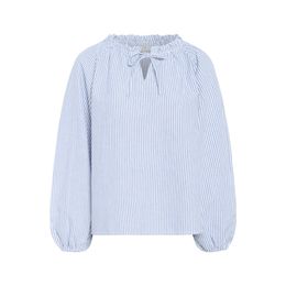 Kaffe Bluse 'Nelly' Damen Gr&ouml;&szlig;e L hellblau / wei&szlig;