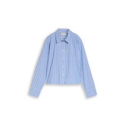 Tom Tailor Denim Blouse female size XS Light blue / White