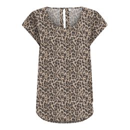 Only Bluse Damen Gr&ouml;&szlig;e M cappuccino / mokka / schwarz
