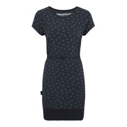 alife and kickin Alife & Kickin Kleid Damen Gr&ouml;&szlig;e 38 rauchblau / dunkelblau / melone Sommerkleid
