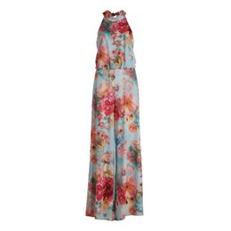 Vera Mont Jumpsuit Damen Gr&ouml;&szlig;e M beige / hellblau / fuchsia / pastellpink
