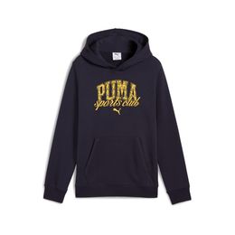 Puma Sweatshirt 'Classic' Jungen Gr&ouml;&szlig;e 176 navy / gelb