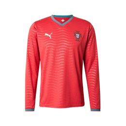 Puma Jersey 'Portugal 2026' male size XL Cyan blue / Fire red / White