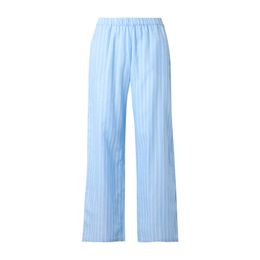 Lindex Pajama Pants female size S Light blue / White
