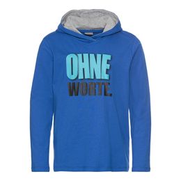 Kidsworld Sweatshirt Jungen Gr&ouml;&szlig;e 140/146 azur / royalblau / schwarz