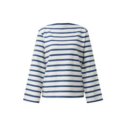s.Oliver Shirt female size XXL Dark blue / White