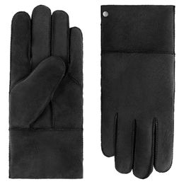 Roeckl Lederhandschuhe 'STORLIEN' Herren Gr&ouml;&szlig;e M anthrazit / schwarz