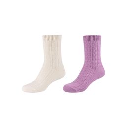 s.Oliver Socken Damen Gr&ouml;&szlig;e 35/38 lavendel / wollwei&szlig;