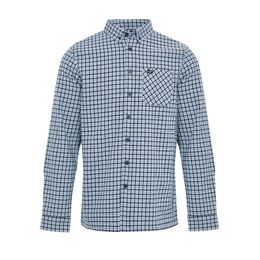 Threadbare. Threadbare Button Up Shirt 'Franco' male size S Blue / marine blue / White
