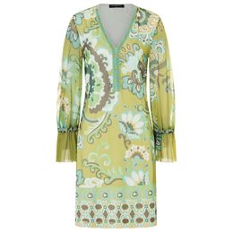 ana alcazar Kleid 'Weola' Damen Gr&ouml;&szlig;e 36 braun / gr&uuml;n / limette / lila Sommerkleid