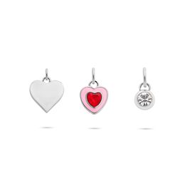 Tamaris Anh&auml;nger Damen Gr&ouml;&szlig;e One Size blutrot / silber / transparent