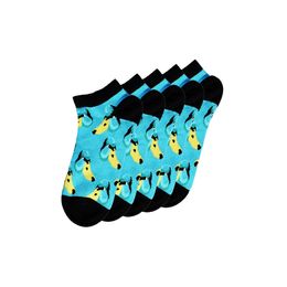 Unabux Socken Herren Gr&ouml;&szlig;e 37/39 t&uuml;rkis / gelb / schwarz