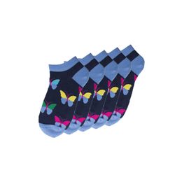 Unabux Socken Herren Gr&ouml;&szlig;e 37/39 dunkelblau / violettblau / mischfarben