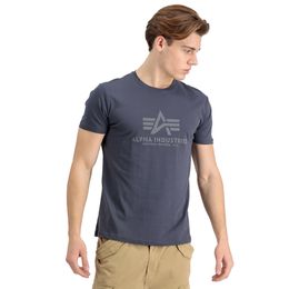 Alpha Industries Shirt 'Basic Logo' Herren Gr&ouml;&szlig;e XL grau