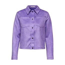 Cecil Jacke im Velours-Look Damen Gr&ouml;&szlig;e M lila Sommerjacke
